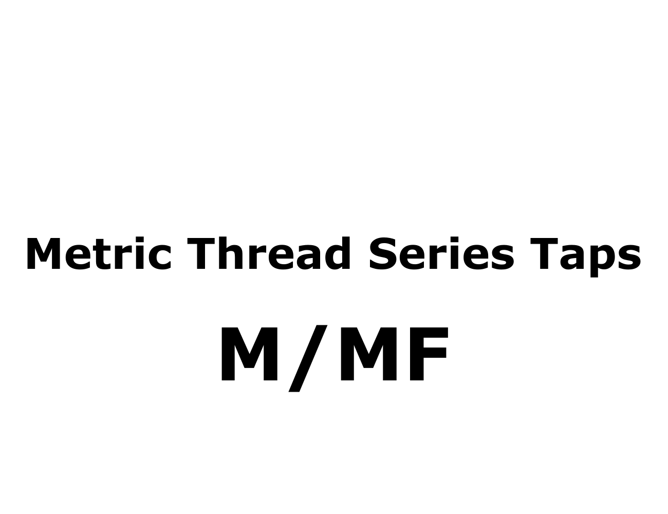 Metric Thread Series M/MF | CUAN YING CO.